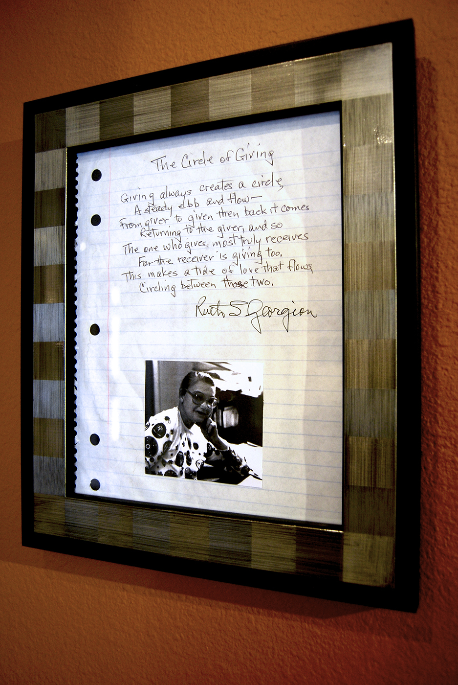 Giving always creates a circle,